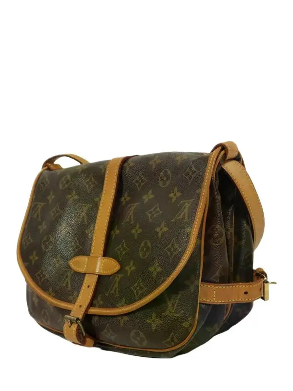 LOUIS VUITTON Saumur 30 Monogram Cross Body Bag - Brown