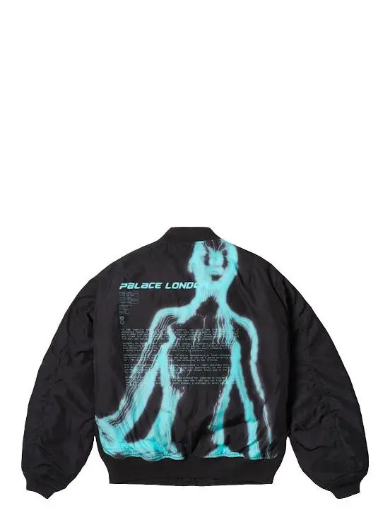 PALACE Chakra Rave Bomber Jacket - Black