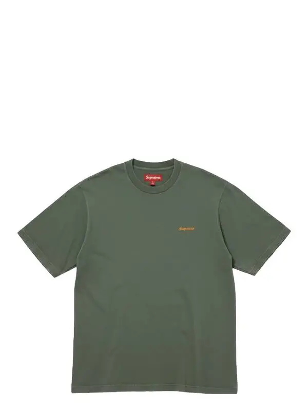 Supreme Washed Short Sleeve Top - Green