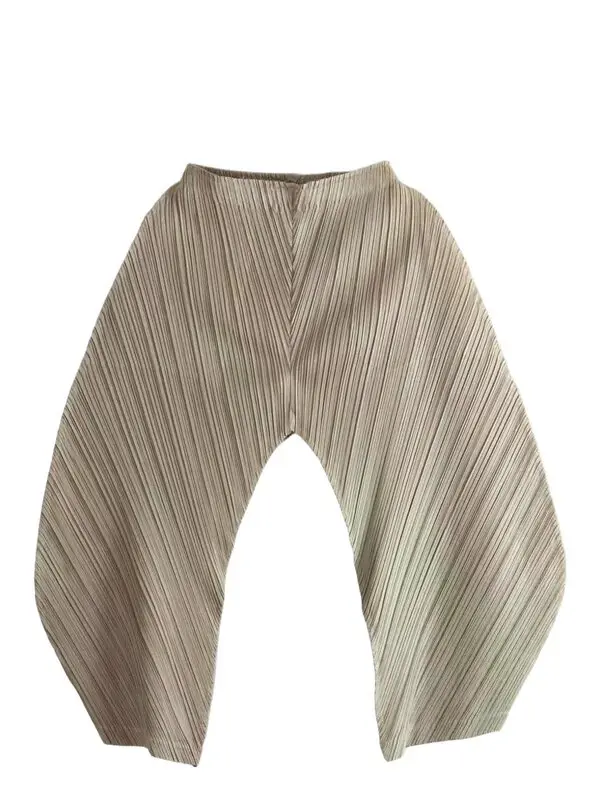 Issey Miyake Sand Beige Pleated Trousers - Neutrals