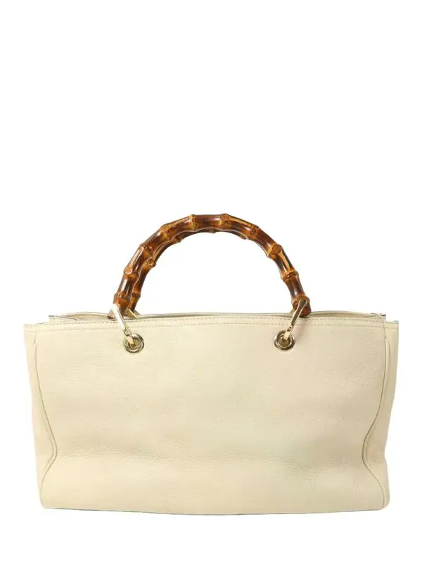 Gucci Bamboo Shopper Shoulder Bag - Neutrals