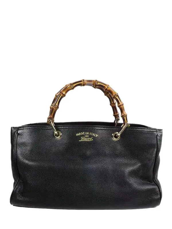 Gucci Bamboo Shopper Handbag - Black