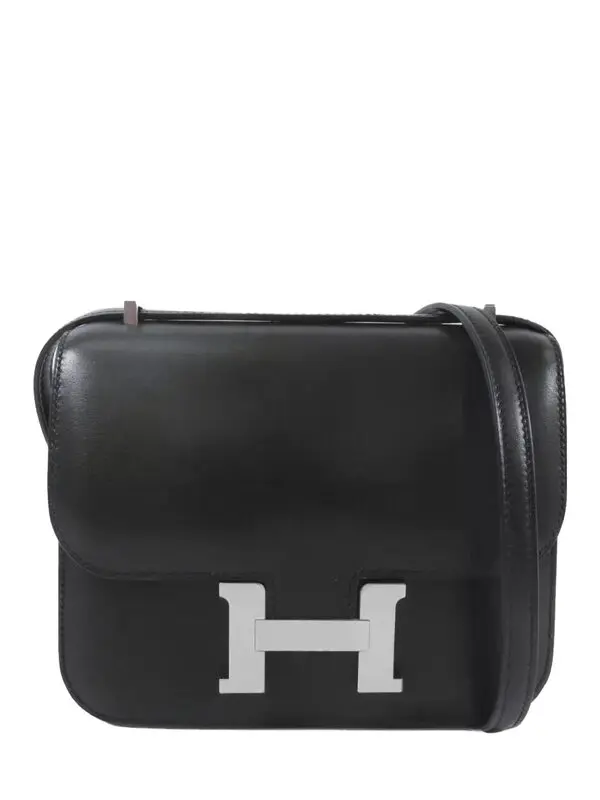 Hermès Mini Constance Shoulder Bag - Black