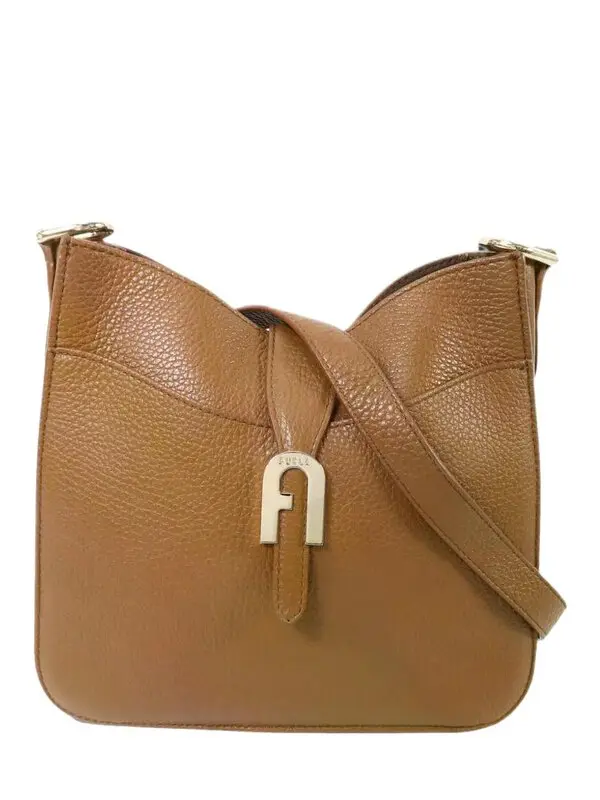 Furla Sofia Leather Shoulder Bag - Brown