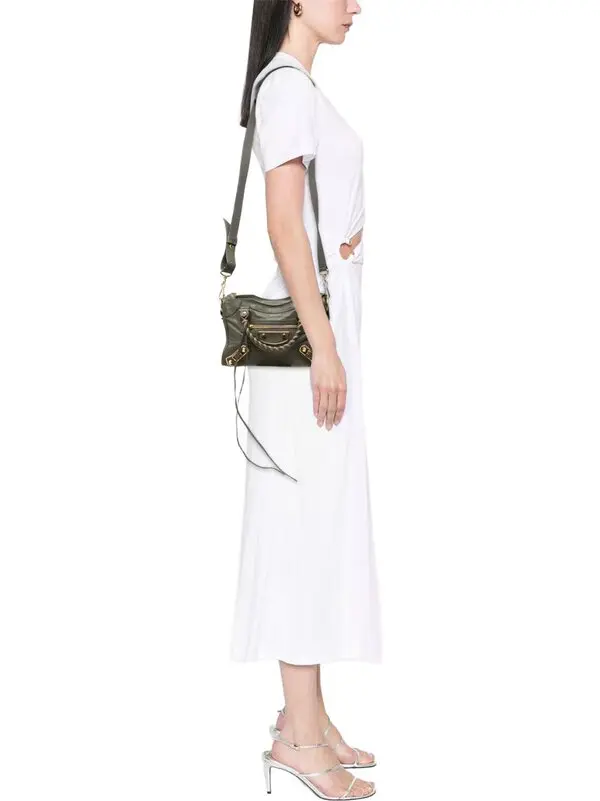 Balenciaga Mini Goatskin Satchel - Grey