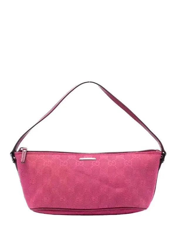 Gucci Gg Canvas Boat Handbag - Pink