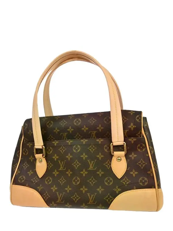 LOUIS VUITTON Monogram Beverly Gm Handbag - Brown