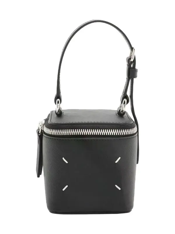 MAISON MARGIELA Leather Mini Box Bag - Black