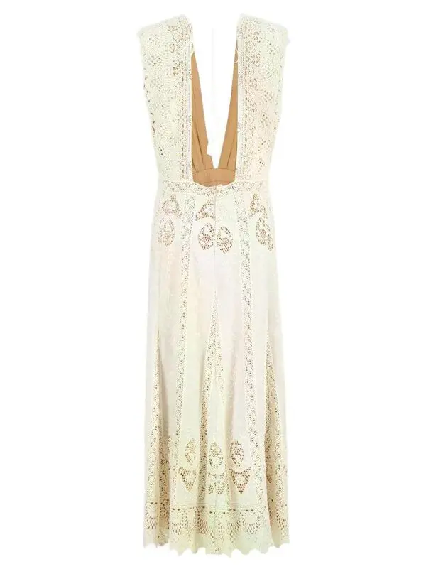 Johanna Ortiz Grace In The Open Fields Maxi Dress - Neutrals