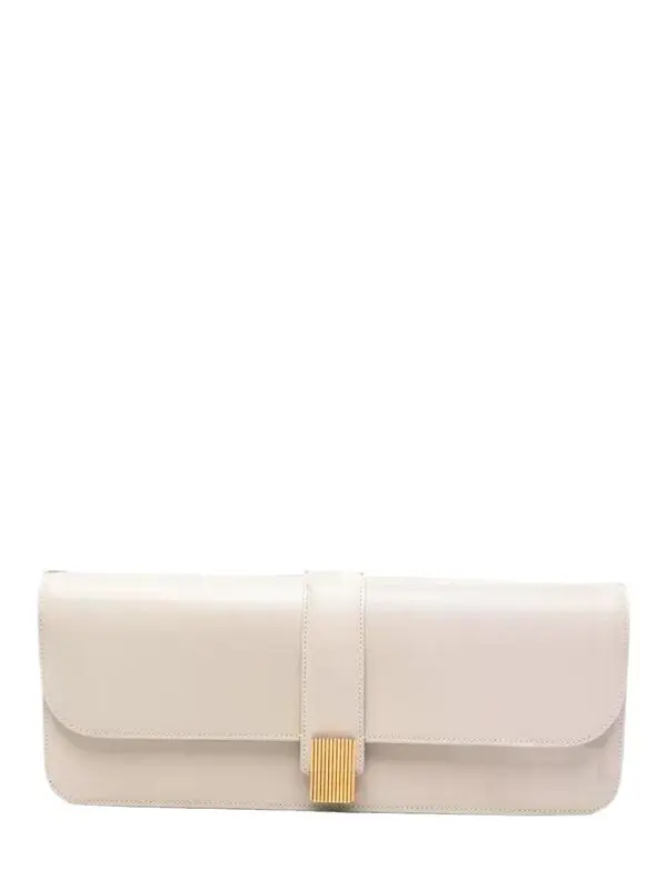 Khaite Blake Leather Clutch Bag - Neutrals