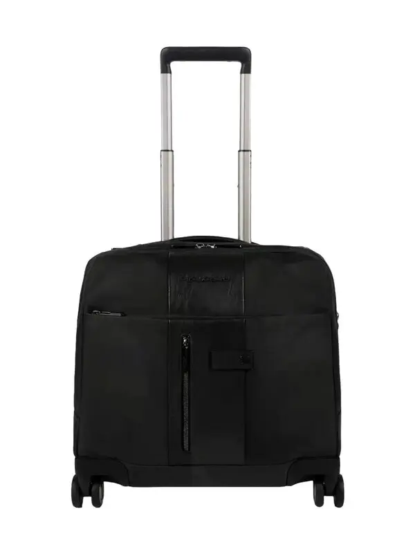 PIQUADRO Leather-trim Wheeled Luggage - Black