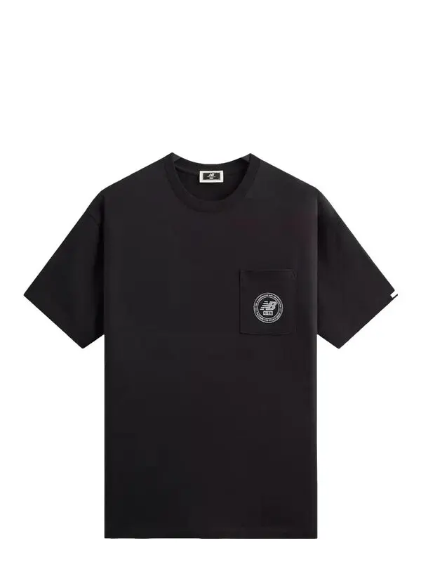 Kith X New Balance Crest Pocket T-shirt - Black
