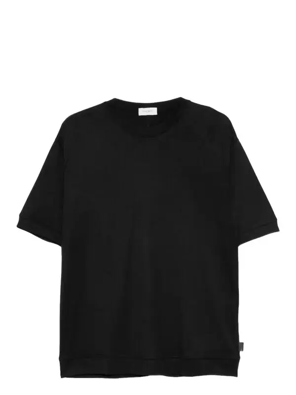 PAOLO PECORA Crew-neck T-shirt - Black
