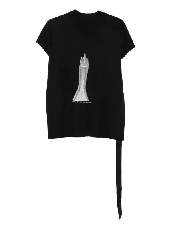 Rick Owens Graphic Print T-shirt - Black