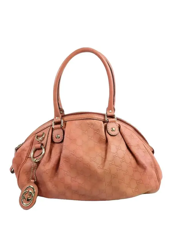 Gucci Sukey Leather Shoulder Bag - Pink