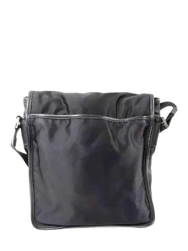 Prada Buckle-fastening Shoulder Bag - Black