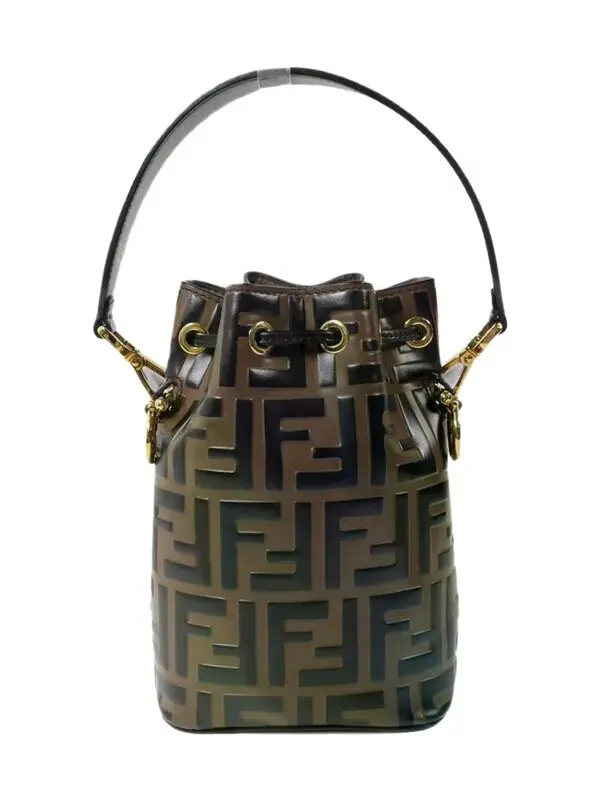 Fendi Mini Mon Tresor Bucket Bag - Brown