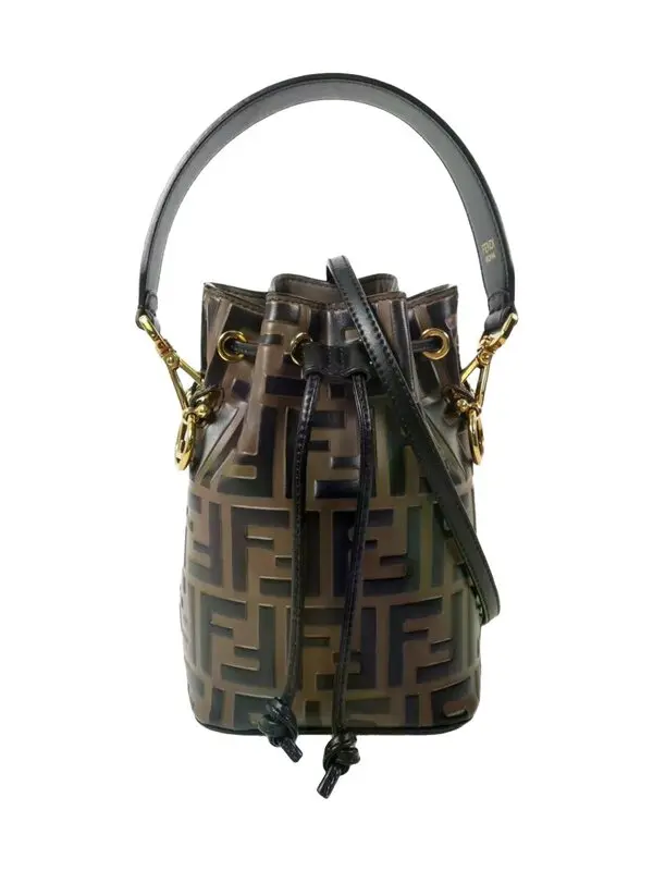 Fendi Mini Mon Tresor Bucket Bag - Brown
