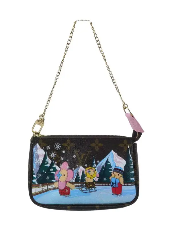 LOUIS VUITTON Vivienne Mini Monogram Shoulder Bag - Brown