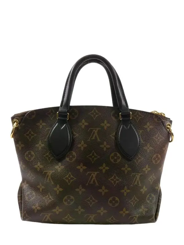 LOUIS VUITTON Flower Monogram Tote Bag - Brown