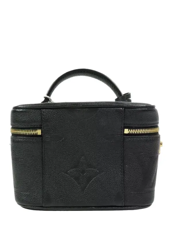 LOUIS VUITTON Monogram Empreinte Vanity Case Shoulder Bag - Black