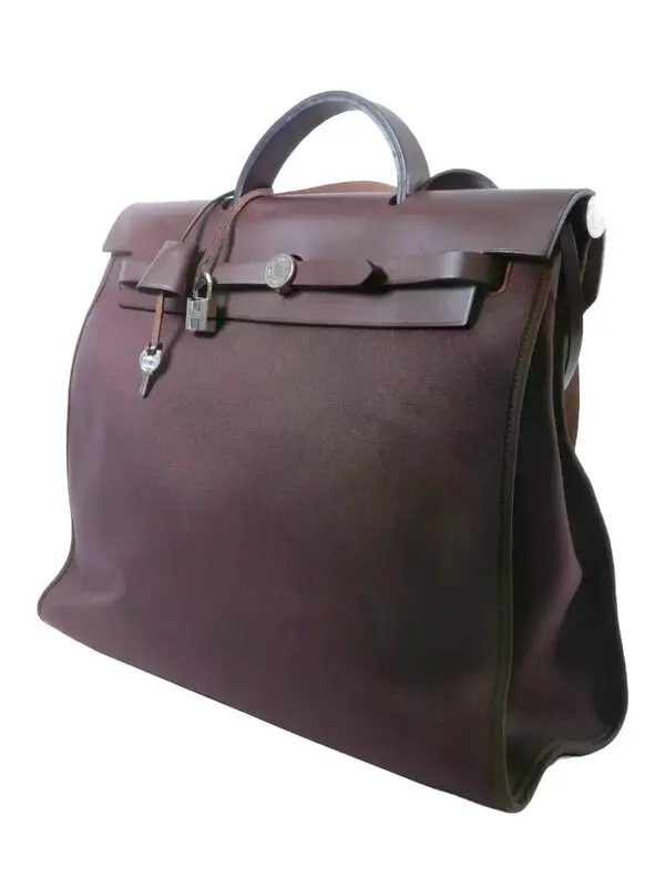 Hermès Herbag Gm Two-way Handbag - Red