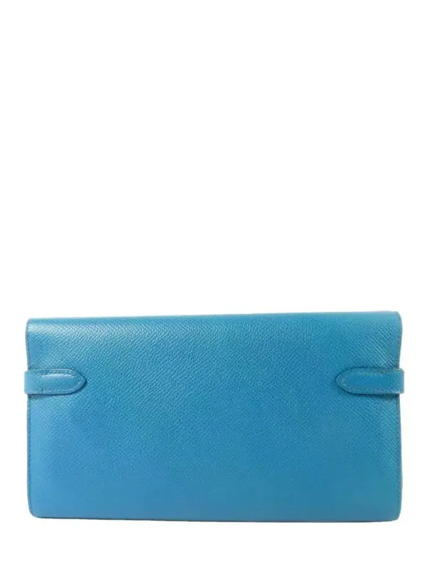Hermès Kelly Epsom Wallet - Blue