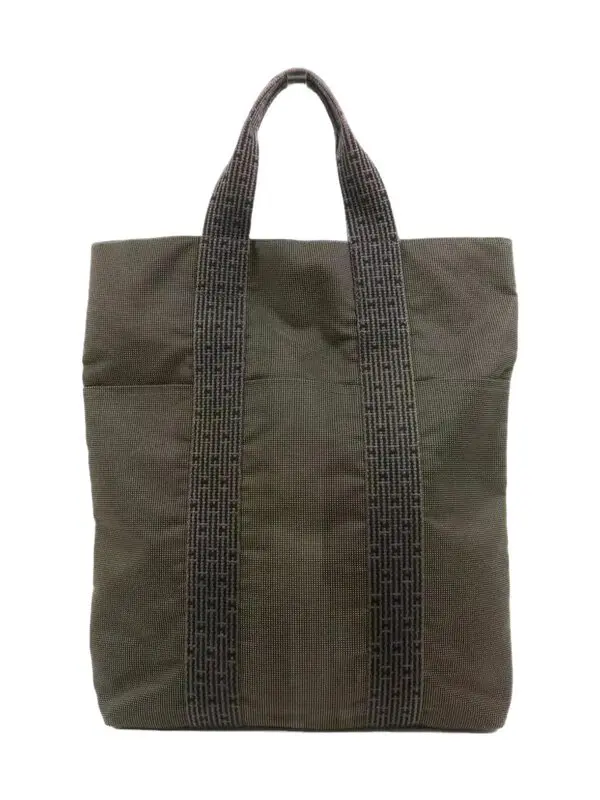 Hermès Herline Cabas Logo-print Tote Bag - Grey