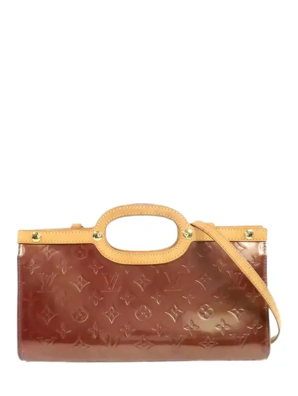 LOUIS VUITTON Monogram Vernis Roxbury Drive Tote Bag - Brown