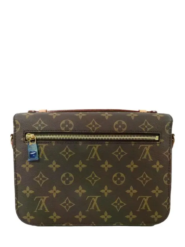 LOUIS VUITTON Monogram Pochette Metis Bag - Brown