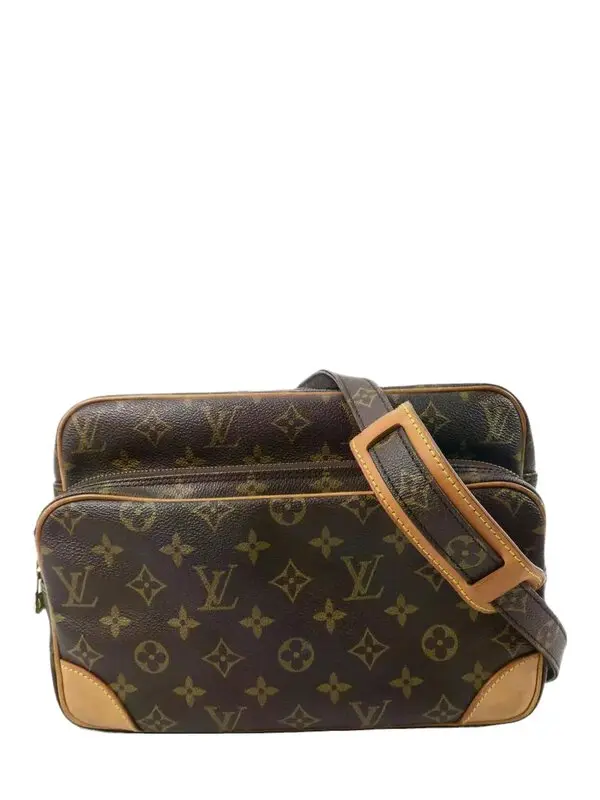 LOUIS VUITTON Nile Monogram Canvas Crossbody Bag - Brown