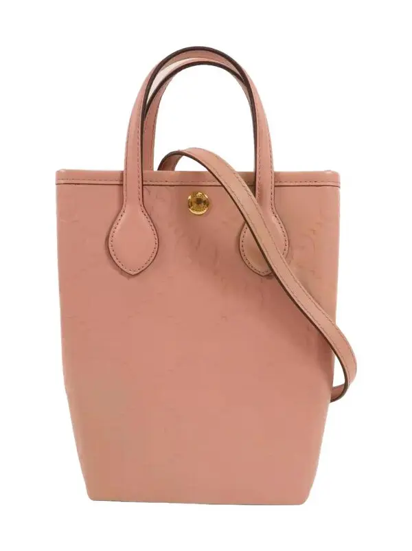 Gucci Leather Tote Bag - Pink