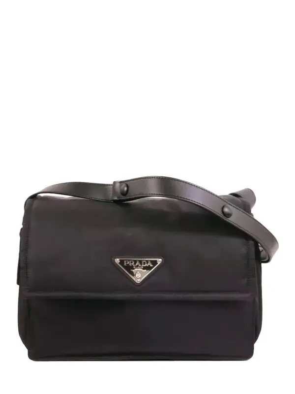 Prada Padded Shoulder Bag - Black