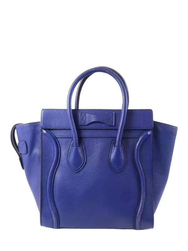 Celine Micro Luggage Tote Bag - Blue