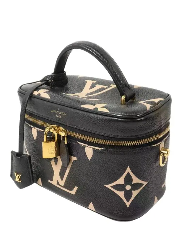 LOUIS VUITTON Monogram Empreinte Vanity 2-way Shoulder Bag - Black
