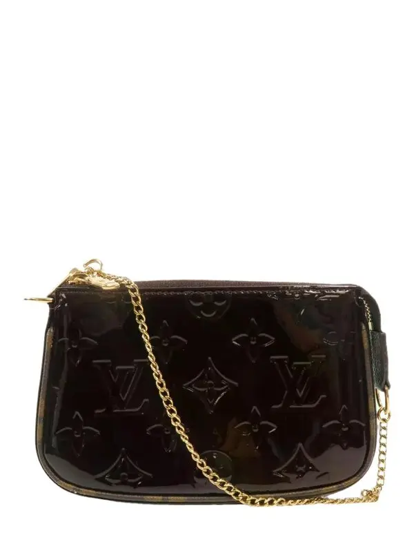 LOUIS VUITTON Mini Pochette Accessoires Shoulder Bag - Red
