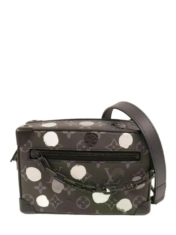 LOUIS VUITTON Yayoi Kusama Mini Soft Trunk Shoulder Bag - Black