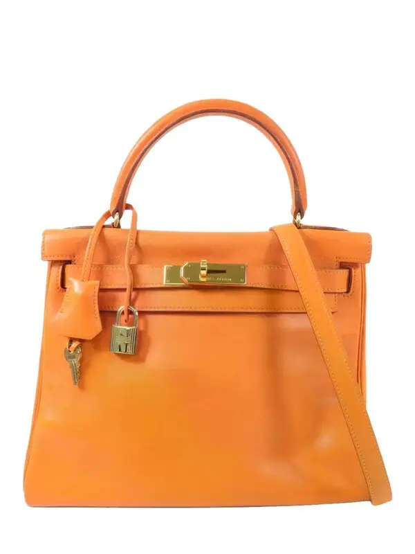 Hermès 28 Kelly Tote Bag - Orange