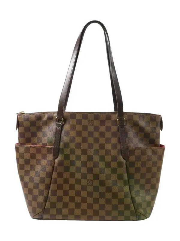 LOUIS VUITTON Totally Damier Ebene Canvas Mm Tote Bag - Brown