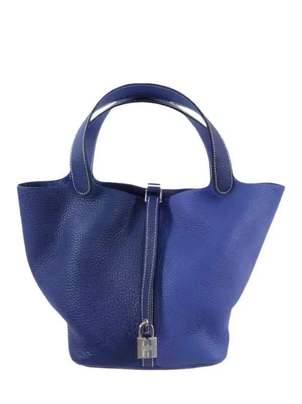 Hermès Mm Picotin Tote Bag - Blue