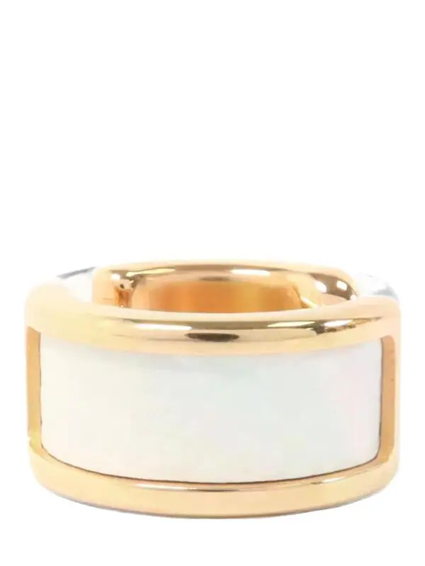 Hermès Olympe Epsom-leather Ear Cuff - Gold