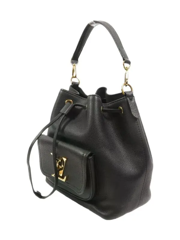 LOUIS VUITTON Lockme Bucket Bag - Black