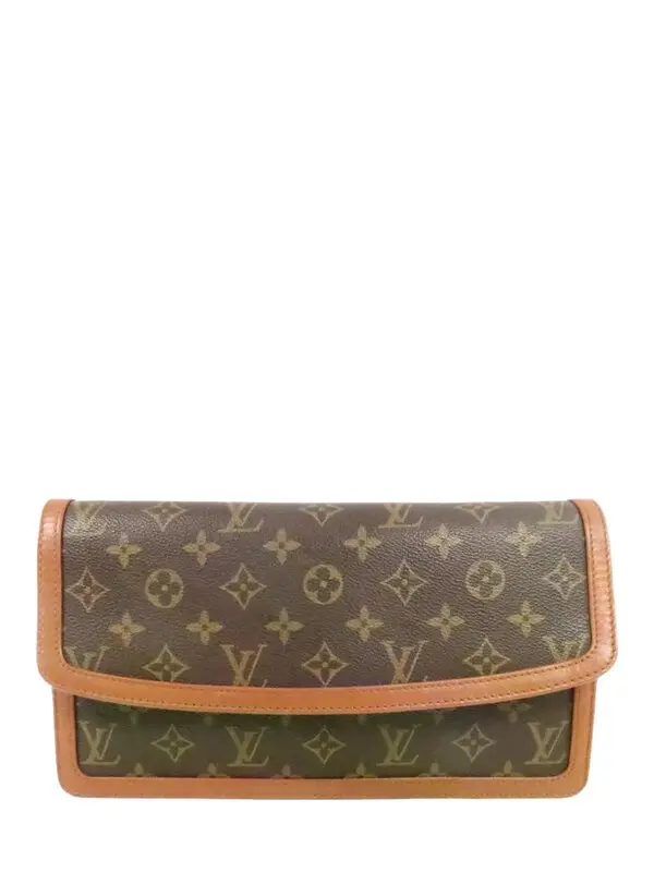 LOUIS VUITTON 2020 Gm Pochette Dam Monogram Clutch Bag - Brown