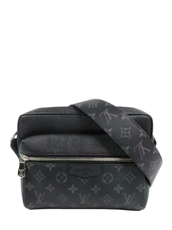 LOUIS VUITTON Monogram Eclipse Messenger Bag - Black