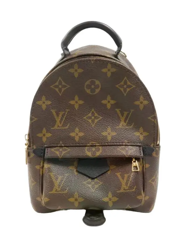 LOUIS VUITTON Mini Palm Springs Monogram Backpack - Brown