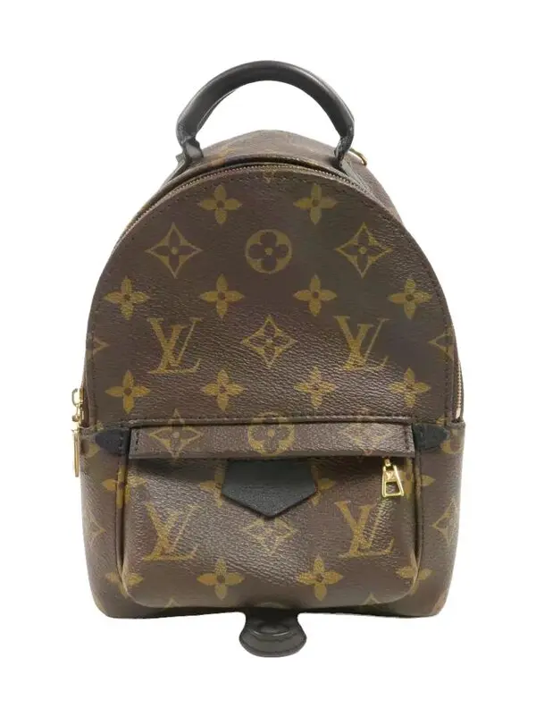 LOUIS VUITTON Mini Palm Springs Monogram Backpack - Brown