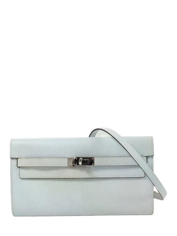 Hermès Kelly To Go Epsom Clutch Bag - Blue