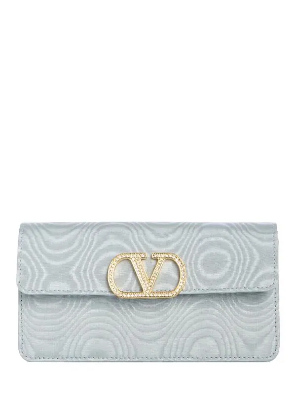 Valentino Garavani Wallet On A Chain - Light Blue