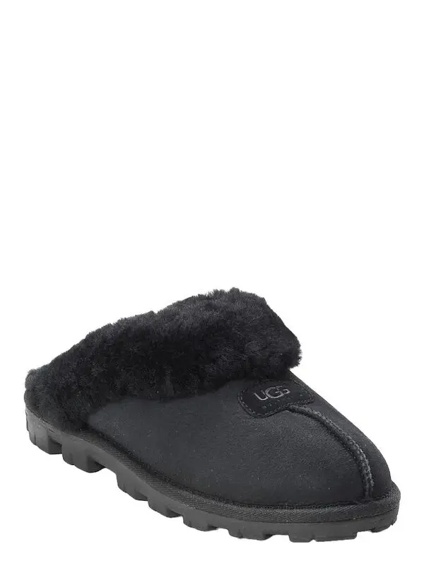 UGG Coquette Shearling Slipper - Black