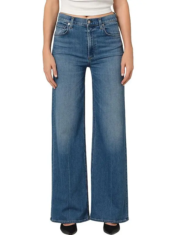 Citizens Of Humanity Lyra High Rise Wide Leg Jeans - Candlelight